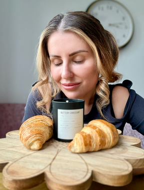 Croissant Candle | #1 Rated, 5-Stars, Soy Wax, Fast Delivery – Wick Guru